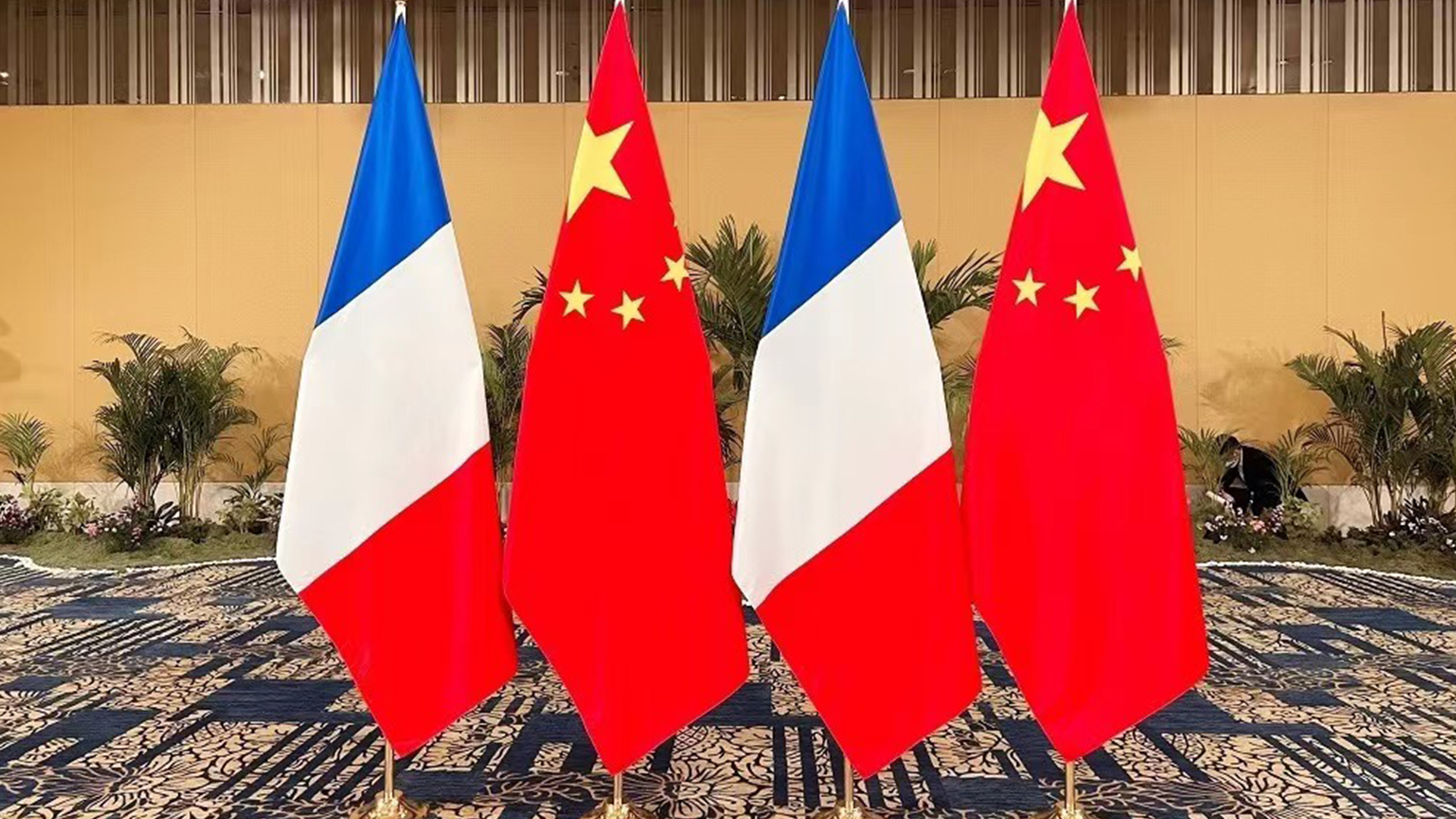 Председатель КНР Си Цзиньпин провел встречу с президентом Франции Эммануэлем Макроном Cgtn на